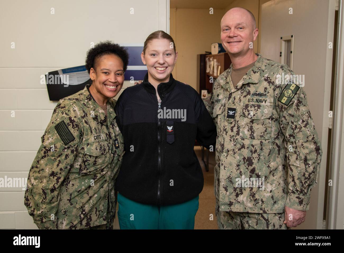 Capt. Jeffrey Klinger, right, Navy Medicine Readiness and Training ...