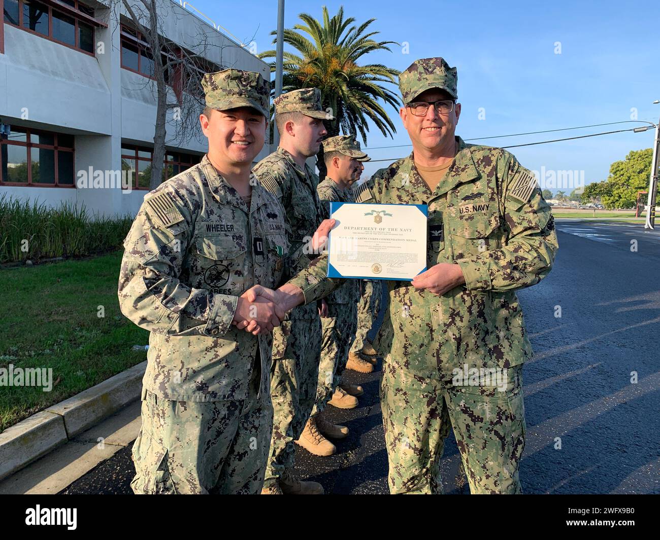 On Jan. 18, 2024, Capt. M.W. Meno presented Lt. D.J. Wheeler with a ...