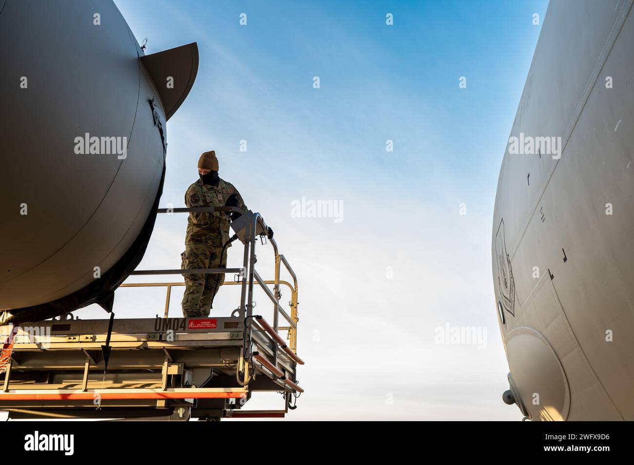 Tech Sgt. Evan Henry, 911th Maintenance Squadron crew chief, drives a ...