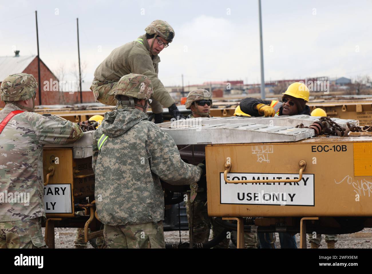 Soldiers from the 75th Field Artillery Brigade; the 2nd Battalion, 18th ...