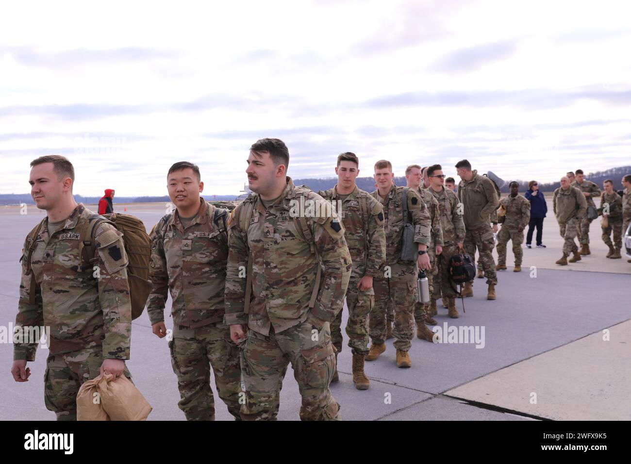 U.S. Army Soldiers with the Pennsylvania National Guard’s 56th Striker ...