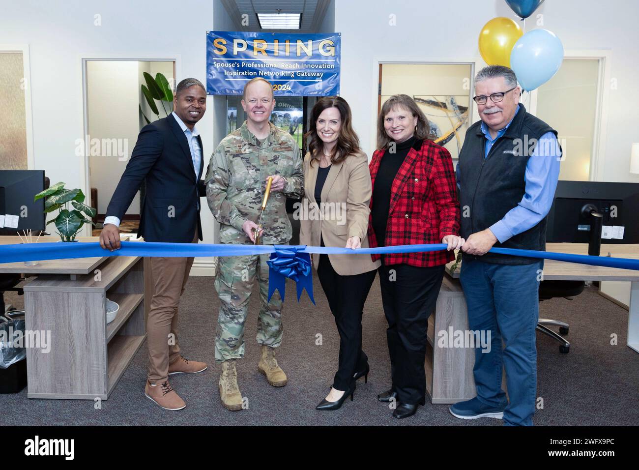 From left to right, Keith Burgess, 60th Air Mobility Wing Integrated ...