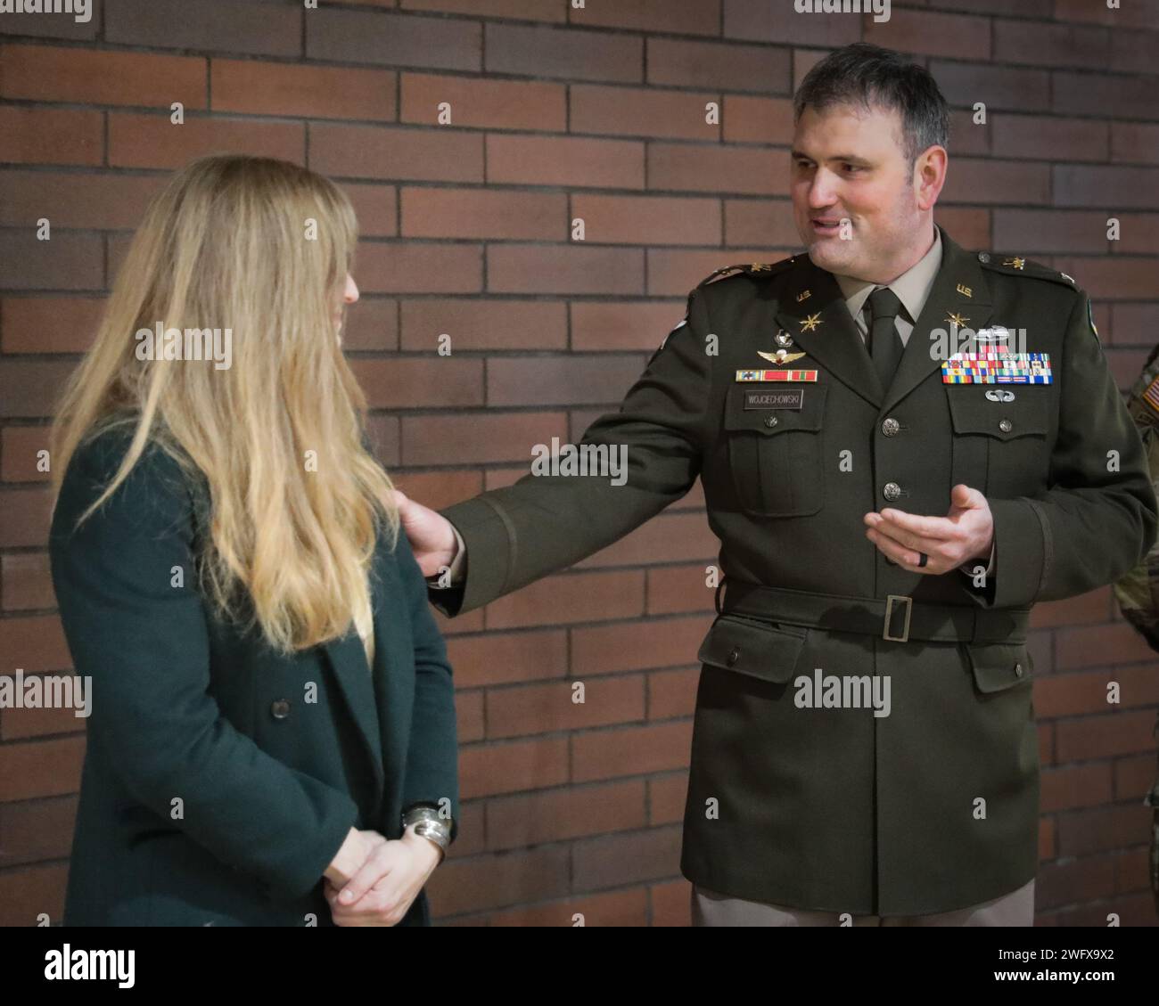 U.S. Army Col. Daniel Wojciechowski, operations officer for the TIOG ...