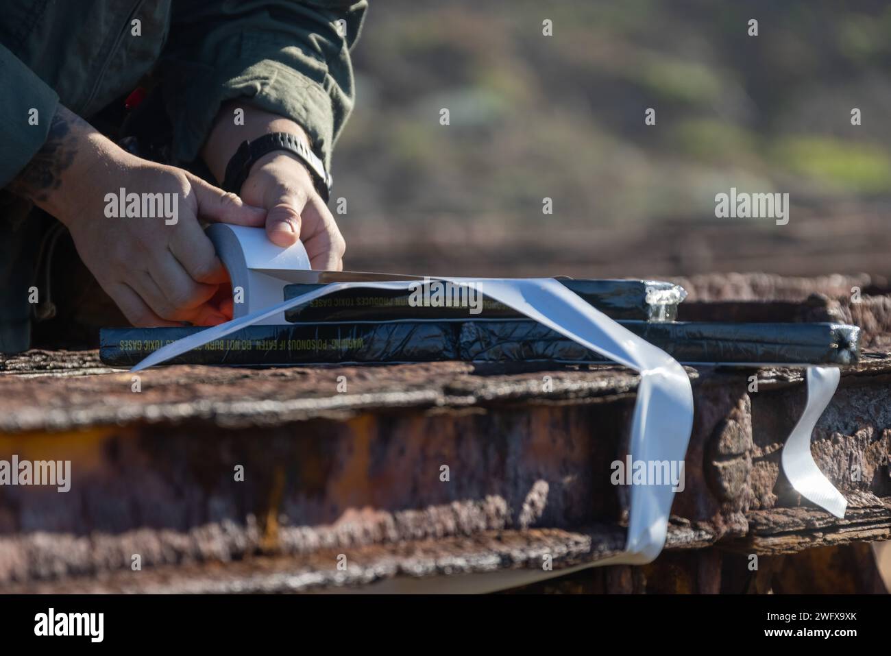U.S. Marine Corps Sgt. Ismael CisnerosHernandez, an explosive ordnance ...