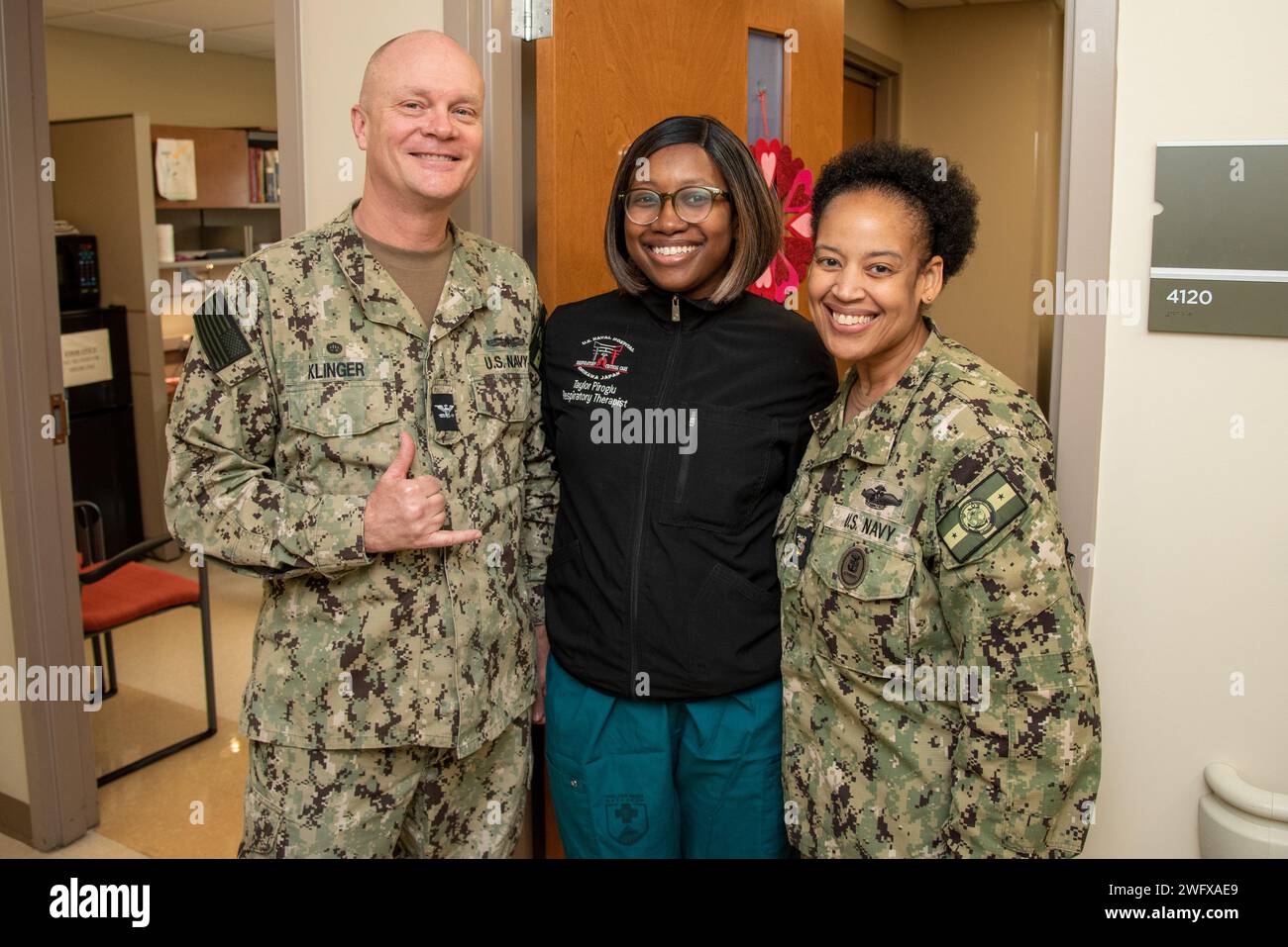 Capt. Jeffrey Klinger, left, Navy Medicine Readiness and Training ...