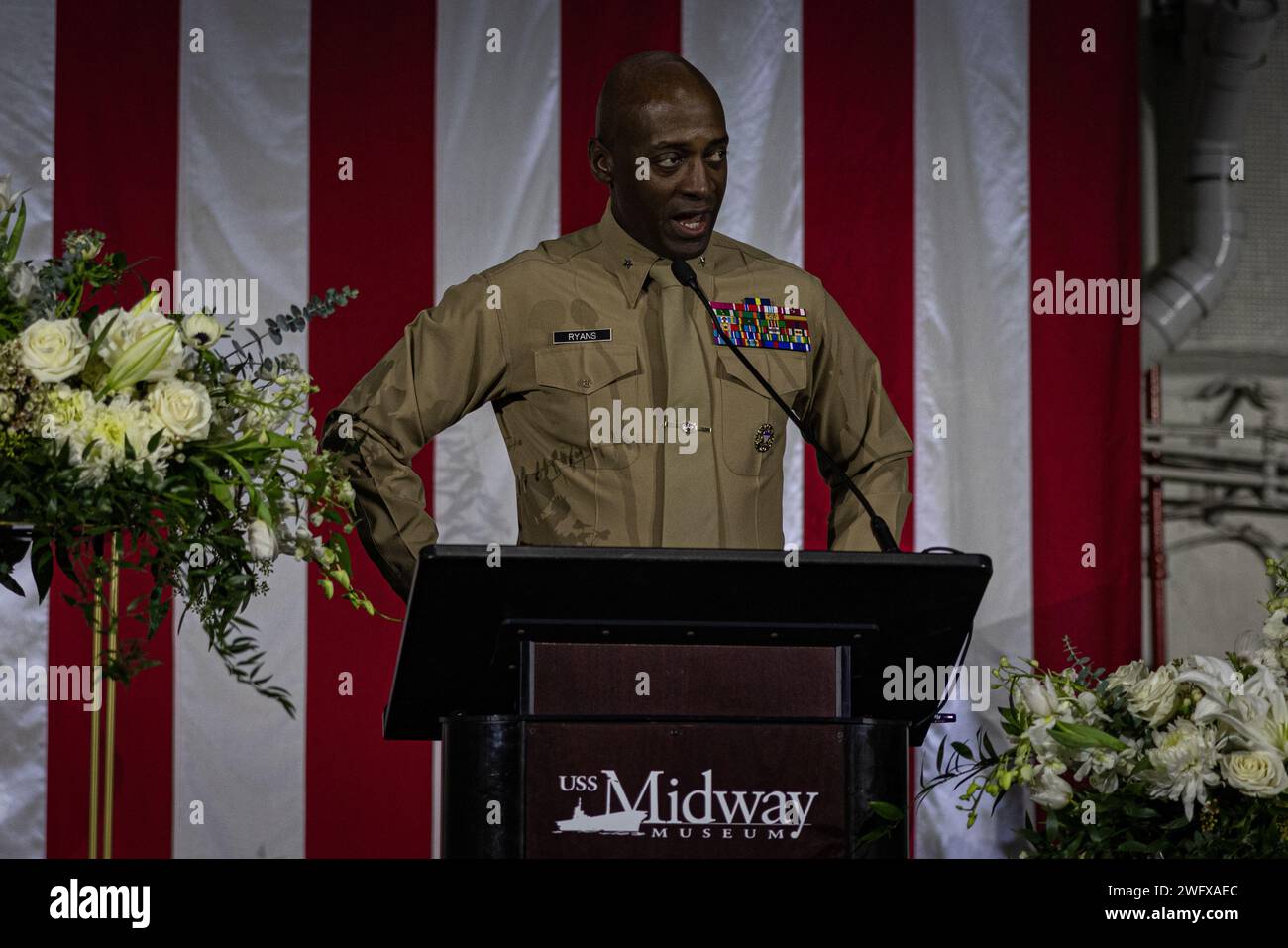 U.S. Marine Corps Brig. Gen. James A. Ryans, II, commanding general of ...