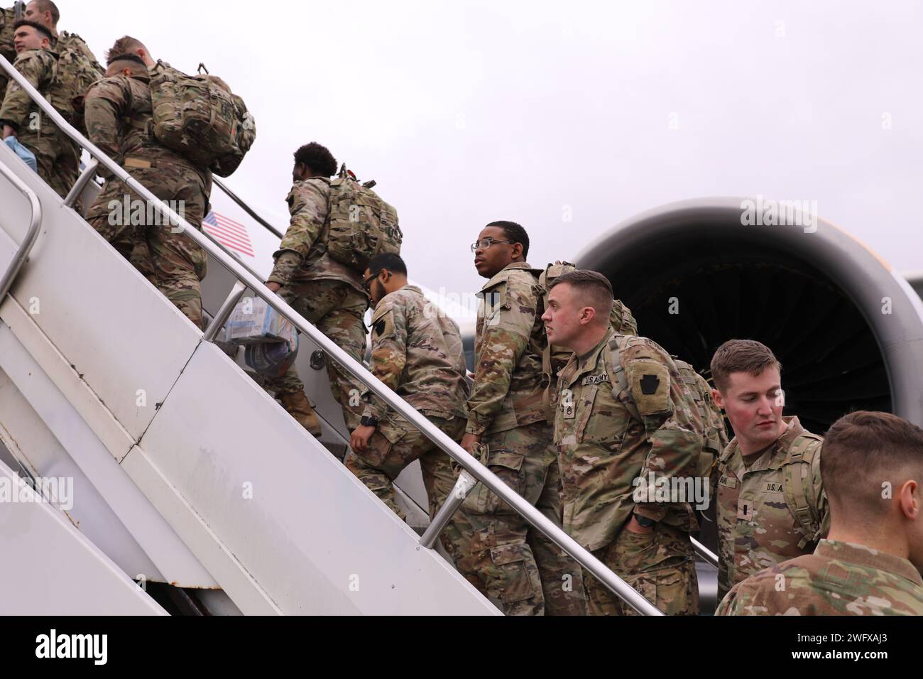 U.S. Army Soldiers with the Pennsylvania National Guard’s 56th Striker Brigade Combat Team, 28th ...
