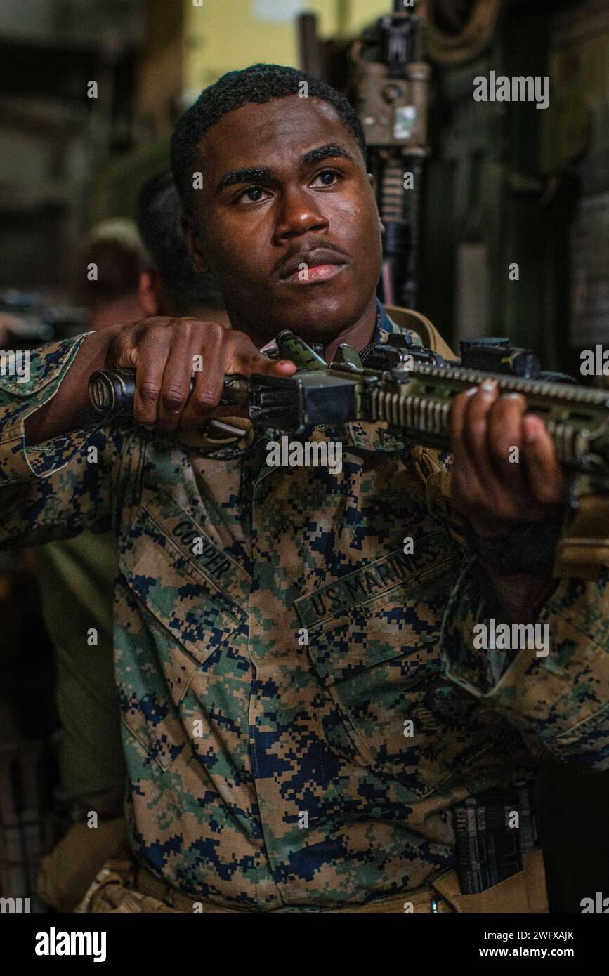 U.S. Marine Corps Lance Cpl. Dalton Cooper, a rifleman assigned to ...