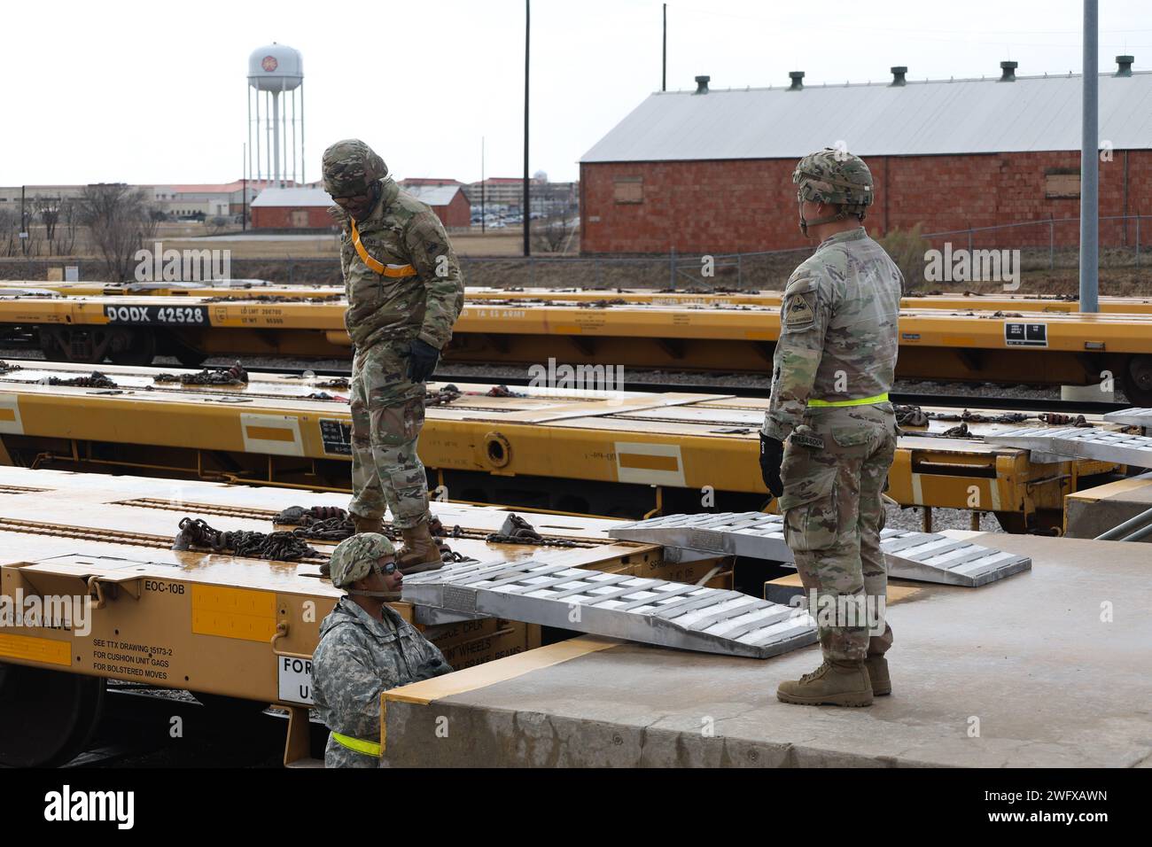 Soldiers from the 75th Field Artillery Brigade; the 2nd Battalion, 18th ...