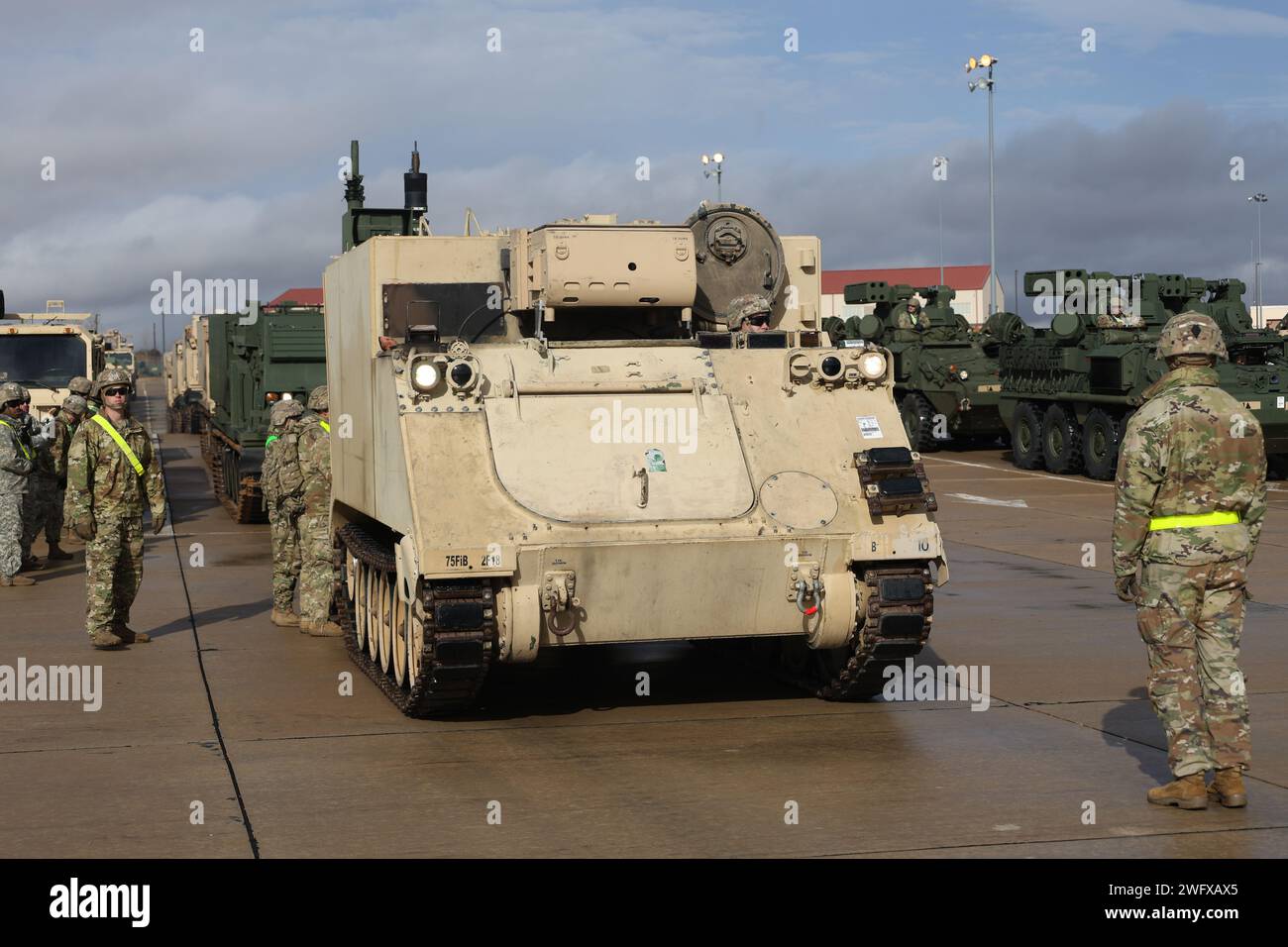 Soldiers from the 75th Field Artillery Brigade; the 2nd Battalion, 18th ...