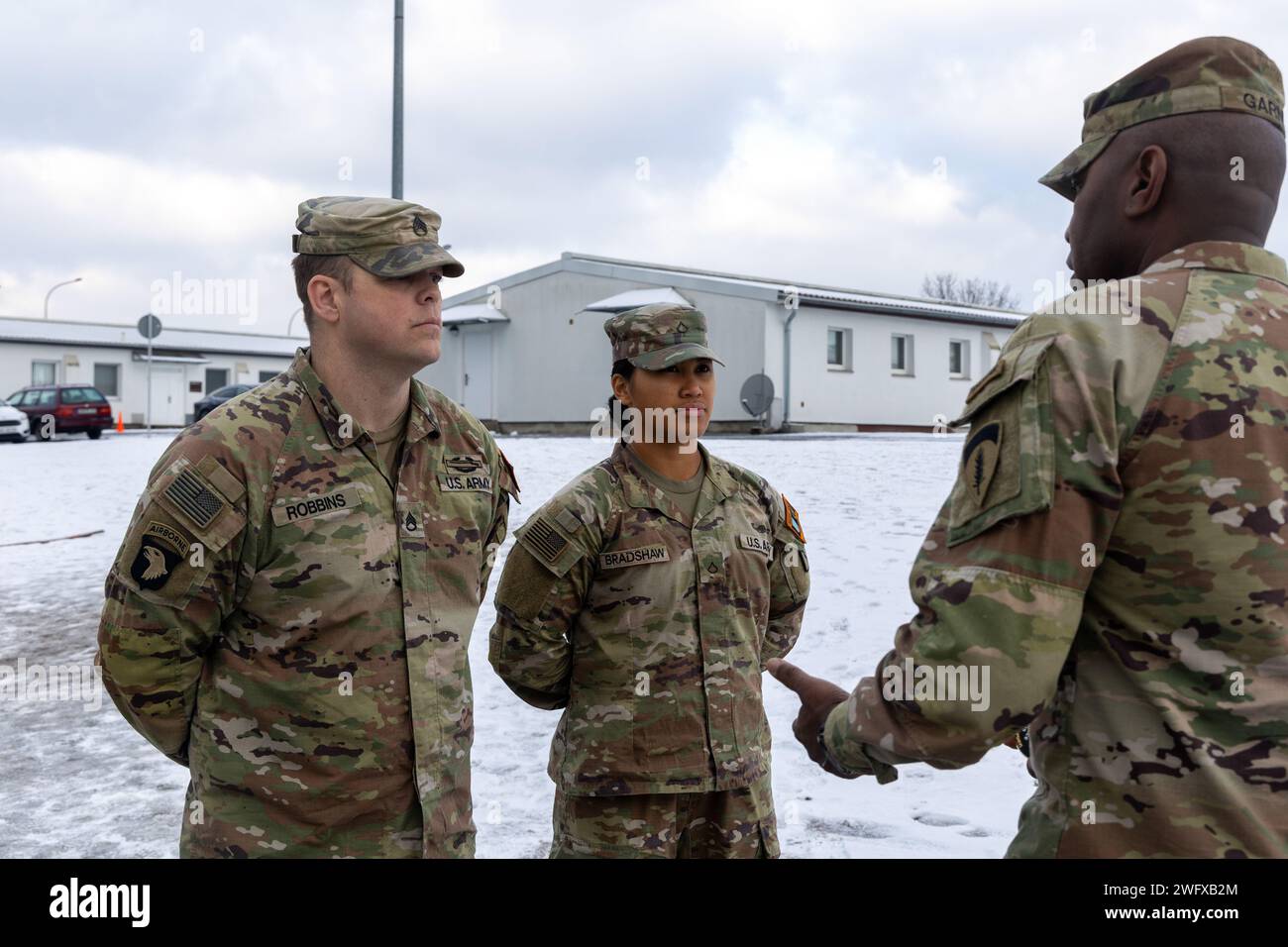 U.S. Army Command Sgt. Maj. Derrick C. Garner of Security Assistance ...