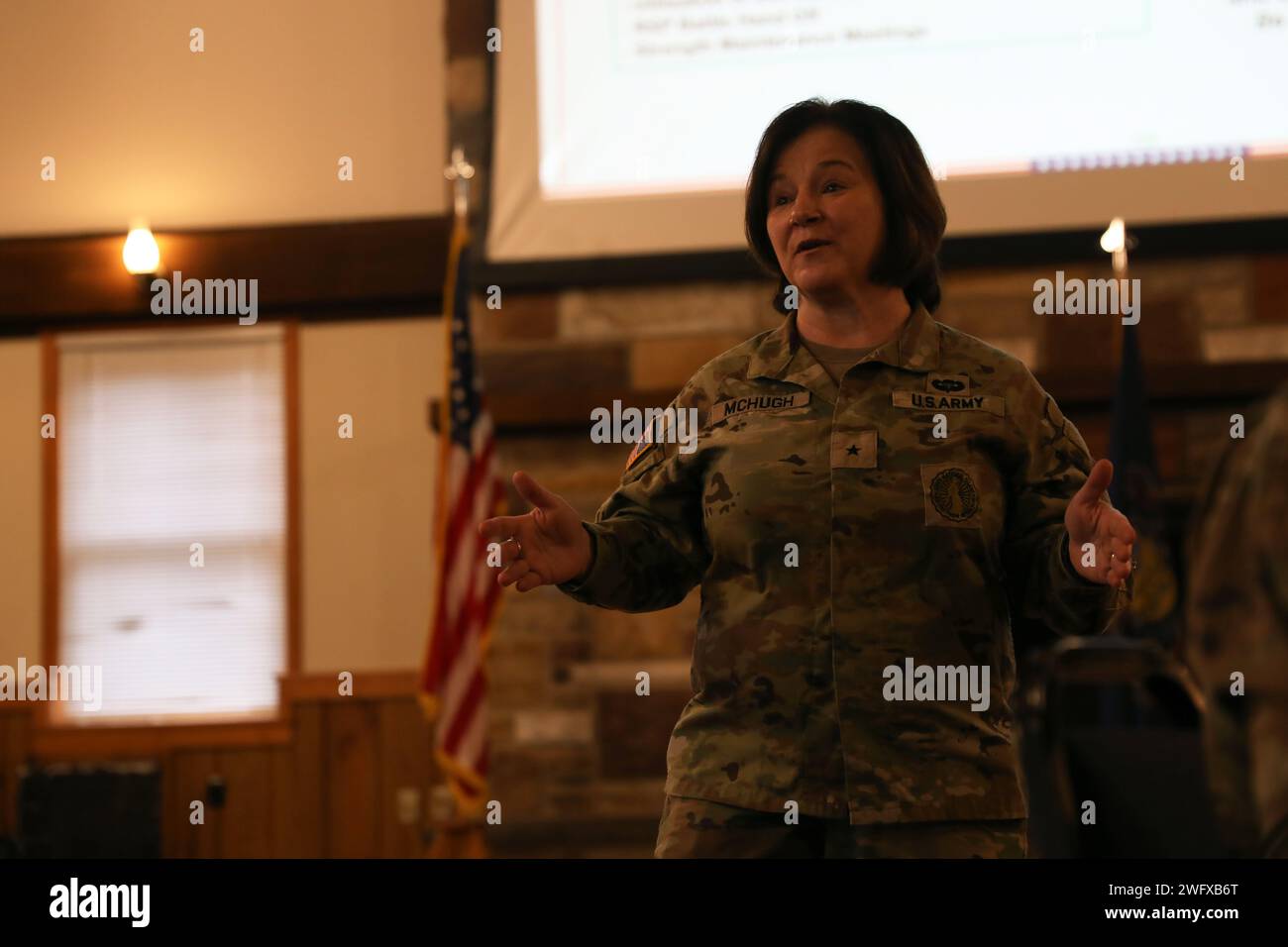 U.S. Army Brig. Gen. Laura McHugh, Deputy Adjutant General-Army of the ...