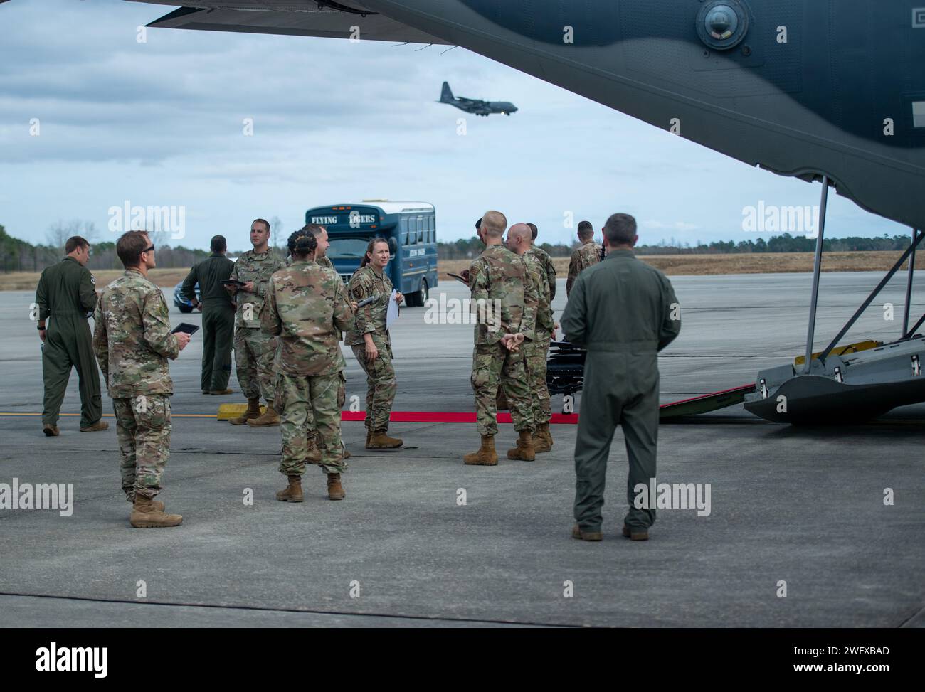 U.S. Air Force 23rd Wing leadership from different units across the ...