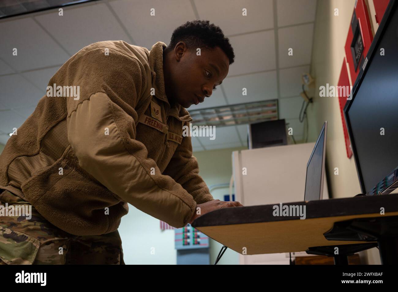 U.S. Air Force Staff Sgt. Jabari Freeman, 51st Operations Support ...