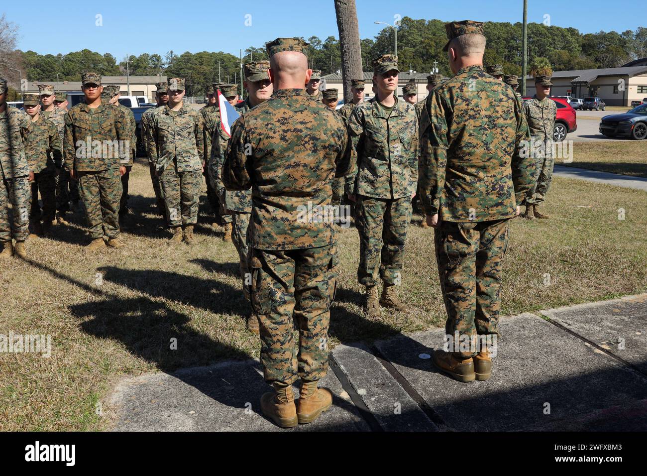 U.S. Marine Corps Sgt. Maj. Bryan Alfaro, sergeant major, Marine Corps ...