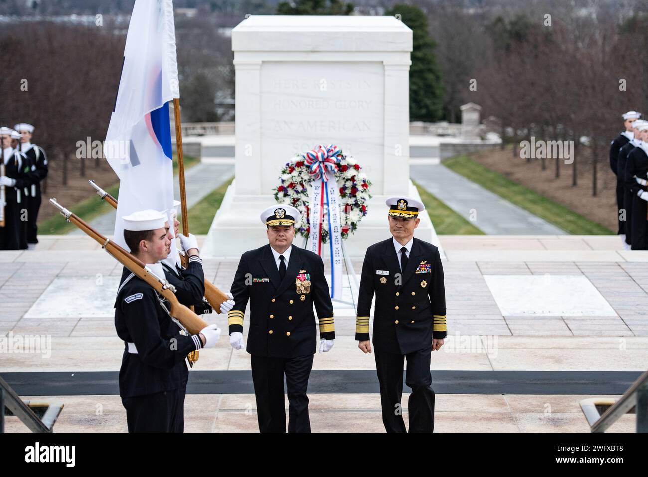 Chief of Naval Operations for the Republic of Korea Adm. Yang Yong-mo ...