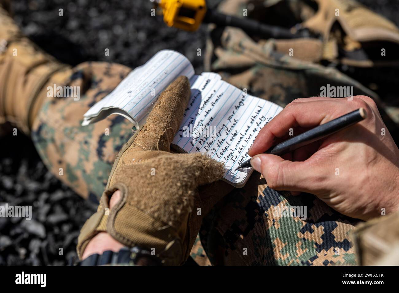U.S. Marine Corps Cpl. Julio Garcia, an administrative specialist with ...