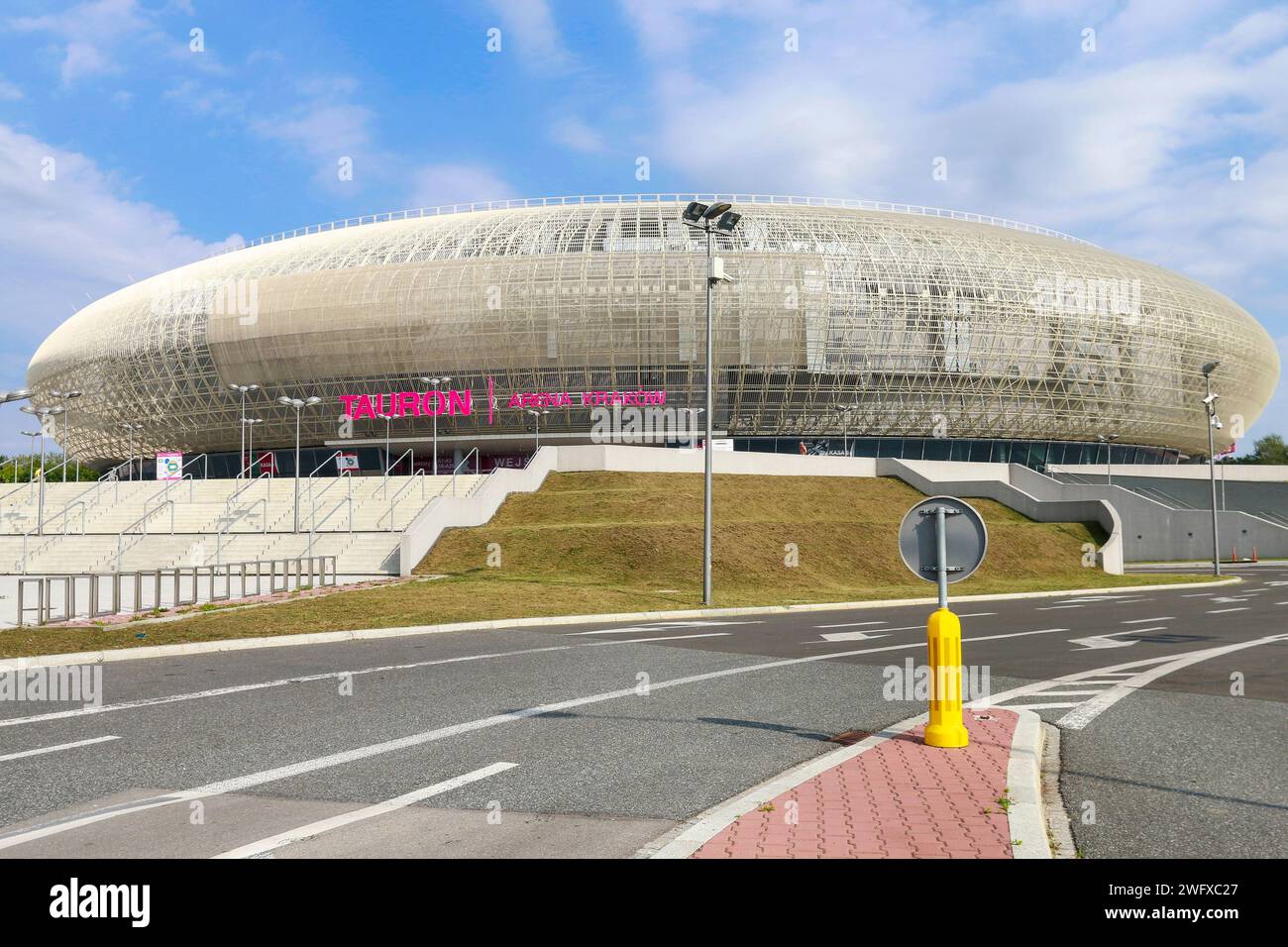 The Tauron Arena,a multipurpose arena complex in Krakow, Poland Stock ...