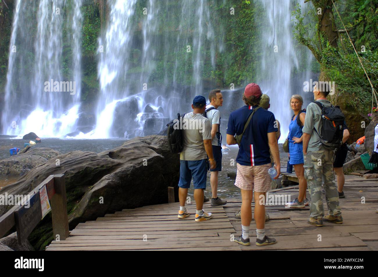 Phnom Kulen Waterfall, Phnom Kulen National Park, Cambodia Stock Photo ...