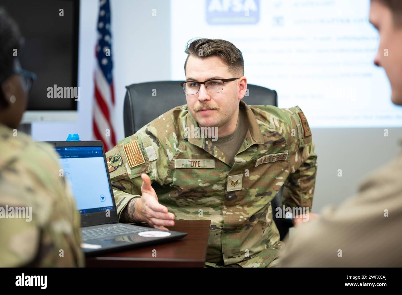 U.S. Air Force Staff Sgt. Kyle Dye, 49th Force Support Squadron First ...
