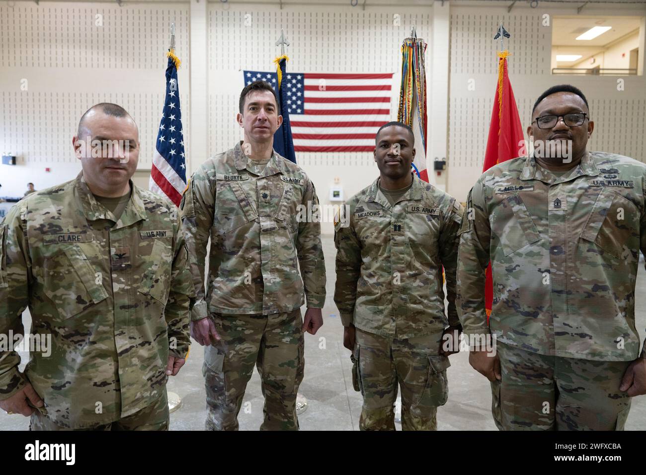 New York Army National Guard Capt. Jowayne Meadows and 1st Sgt. Anthony ...