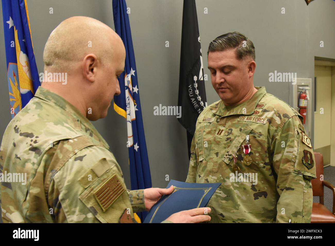 U.S. Air Force Capt. Anthony Maggio, the Equal Opportunity Director at ...