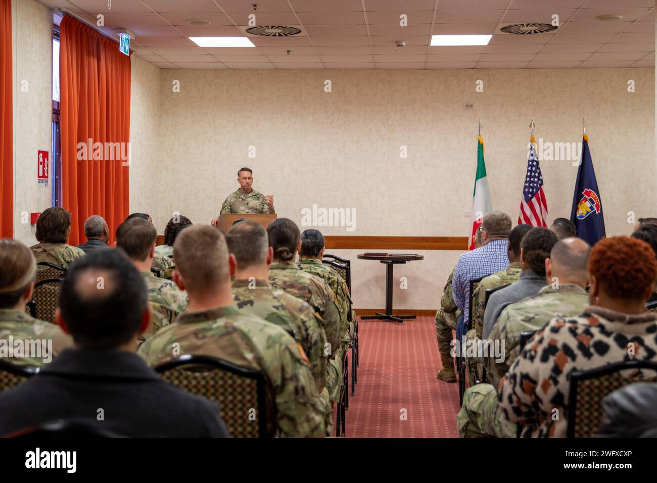 U.S. Army Command Sgt. Maj. Reese Teakell, U.S. Army Southern European ...