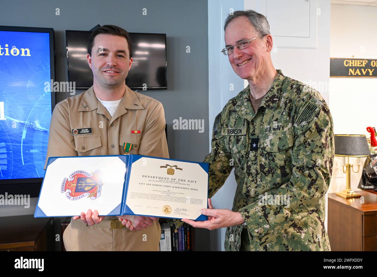 Rear Adm. John A. Robinson III, the 12th U.S. Navy Vice Chief of ...