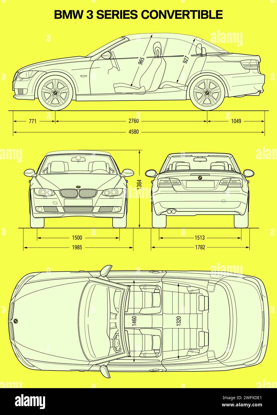 Bmw 3 series car 2010 Stock Vector Images - Alamy