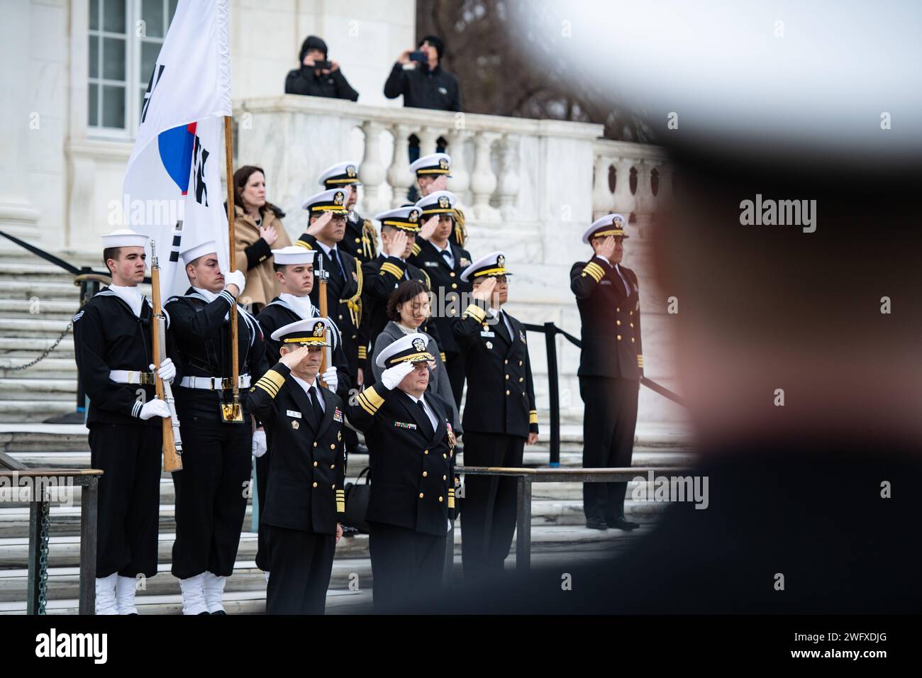 Chief of Naval Operations for the Republic of Korea Adm. Yang Yong-mo ...