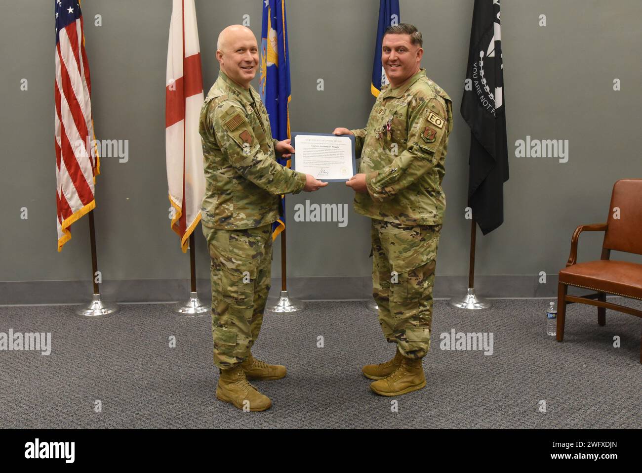 U.S. Air Force Capt. Anthony Maggio, the Equal Opportunity Director at ...