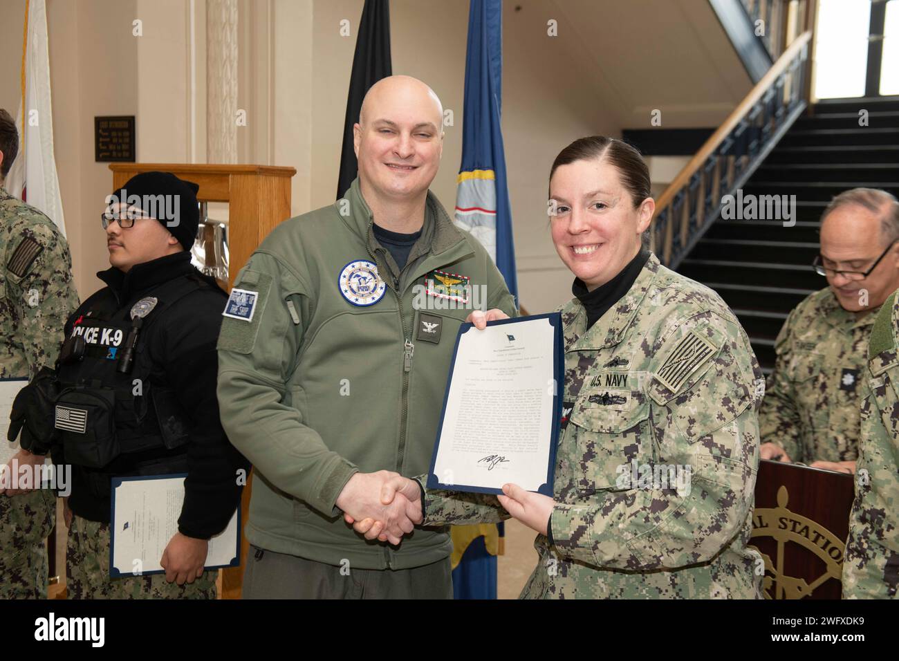 GREAT LAKES, Il. (January 18, 2024) Sailors stationed aboard Naval ...