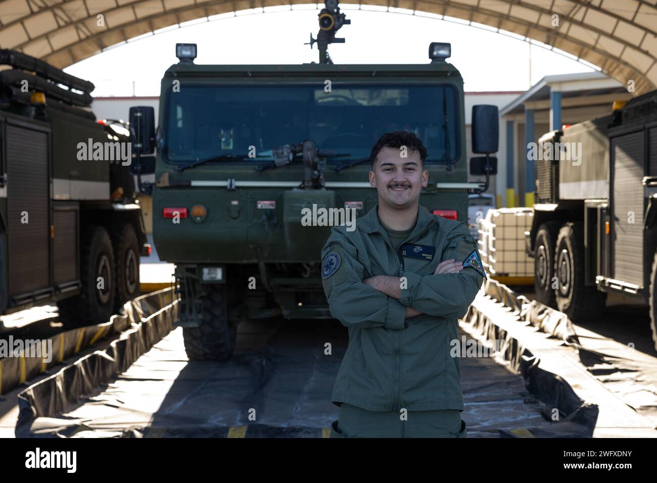 U.S. Marine Corps Cpl. Hunter Thomas Gonzales, Aircraft Rescue and Fire ...