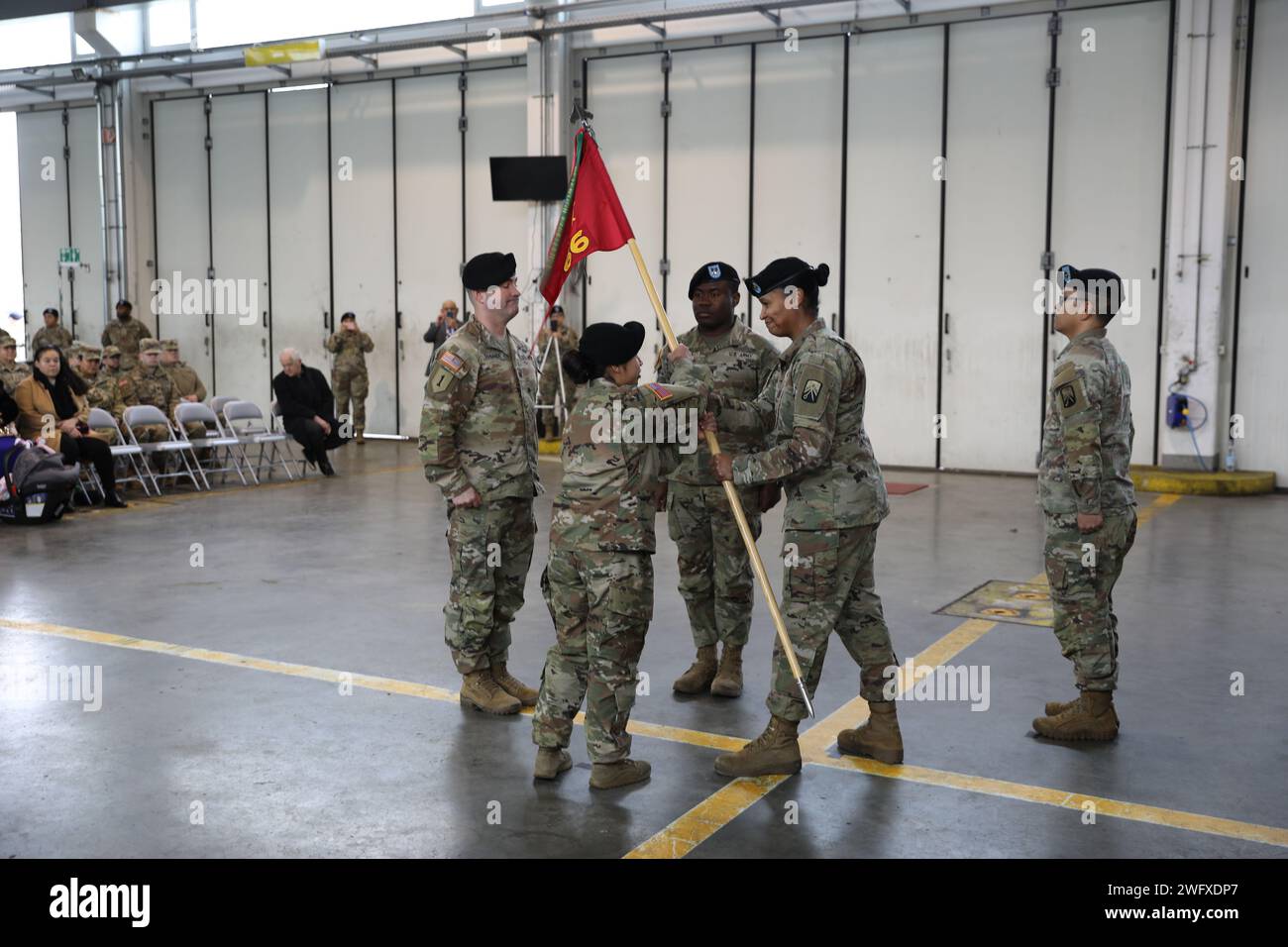 U.S. Army Capt. Brenda Rodriguez, outgoing commander, 66th ...