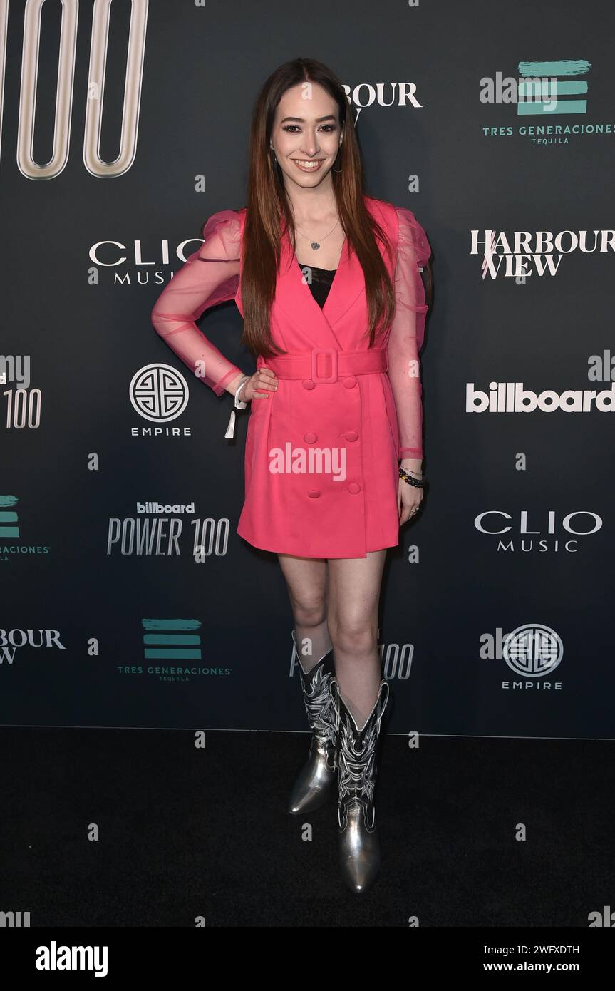 Sasha Anne arrives at Billboard Power 100 on Wednesday, Jan. 31, 2024 ...