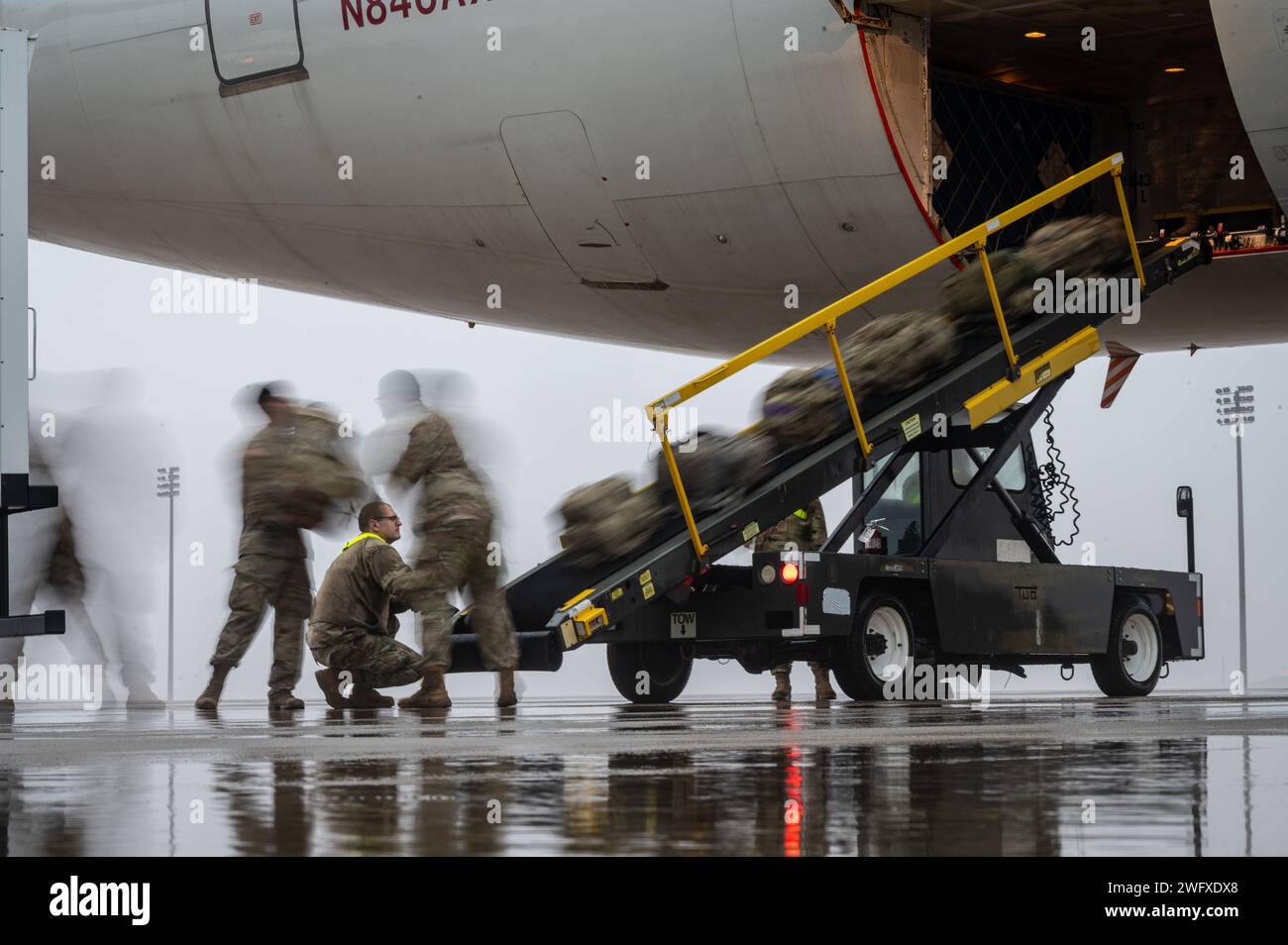 U.S. Army Soldiers assigned to the 44th Infantry Brigade Combat Team ...