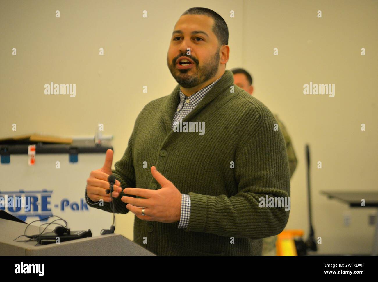 Ft. Wadsworth, NY – Amauri Espinal, a retired U.S. Army Reserve senior ...