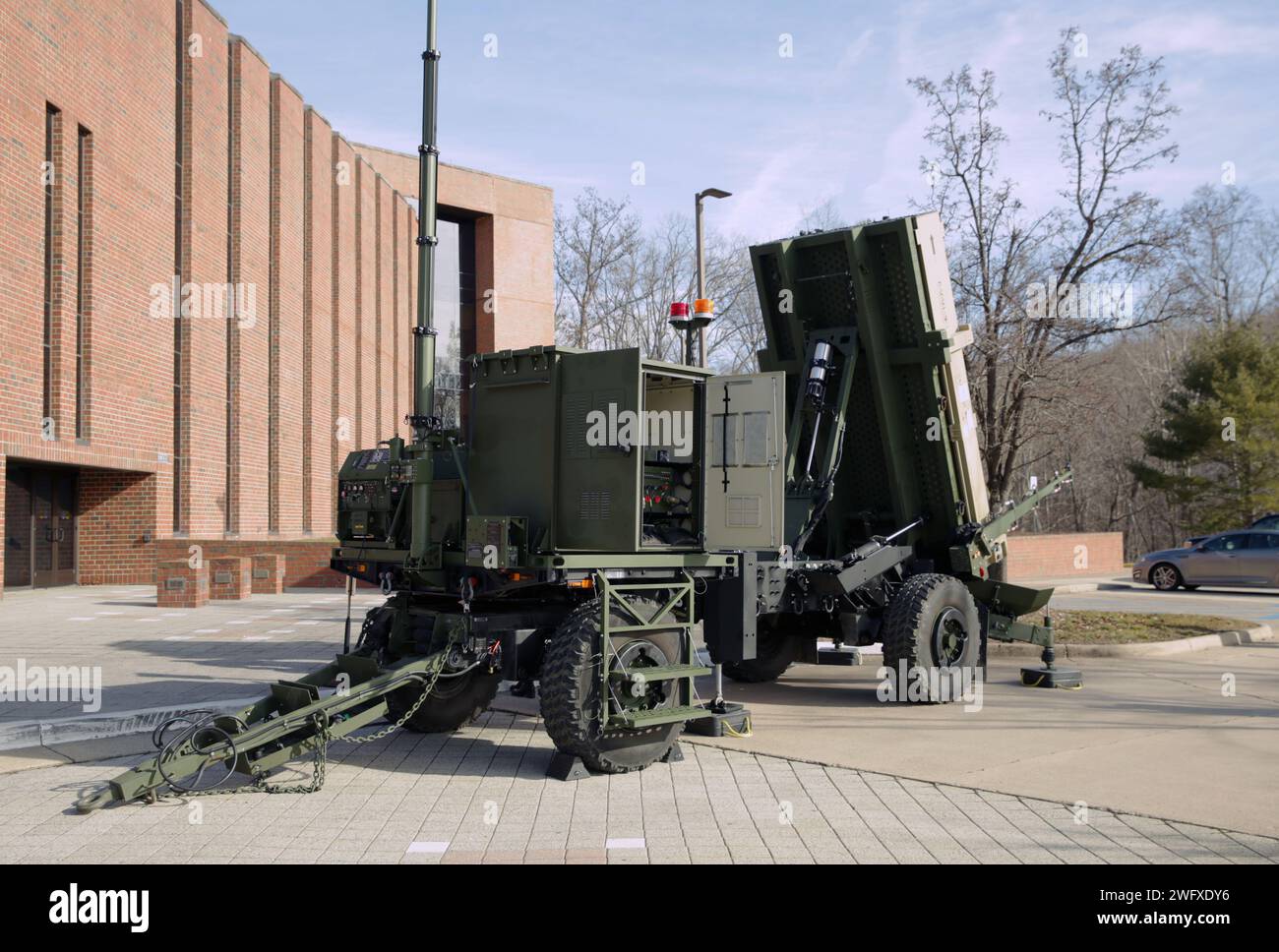 The Medium-Range Intercept Capability is set up during a static display ...