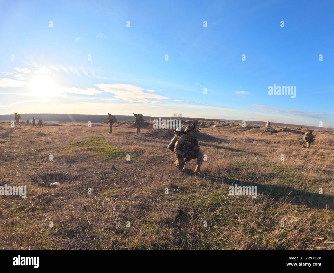 U.S. Soldiers with Shadow Troop, 1-33 Cavalry Regiment, 3rd Brigade ...