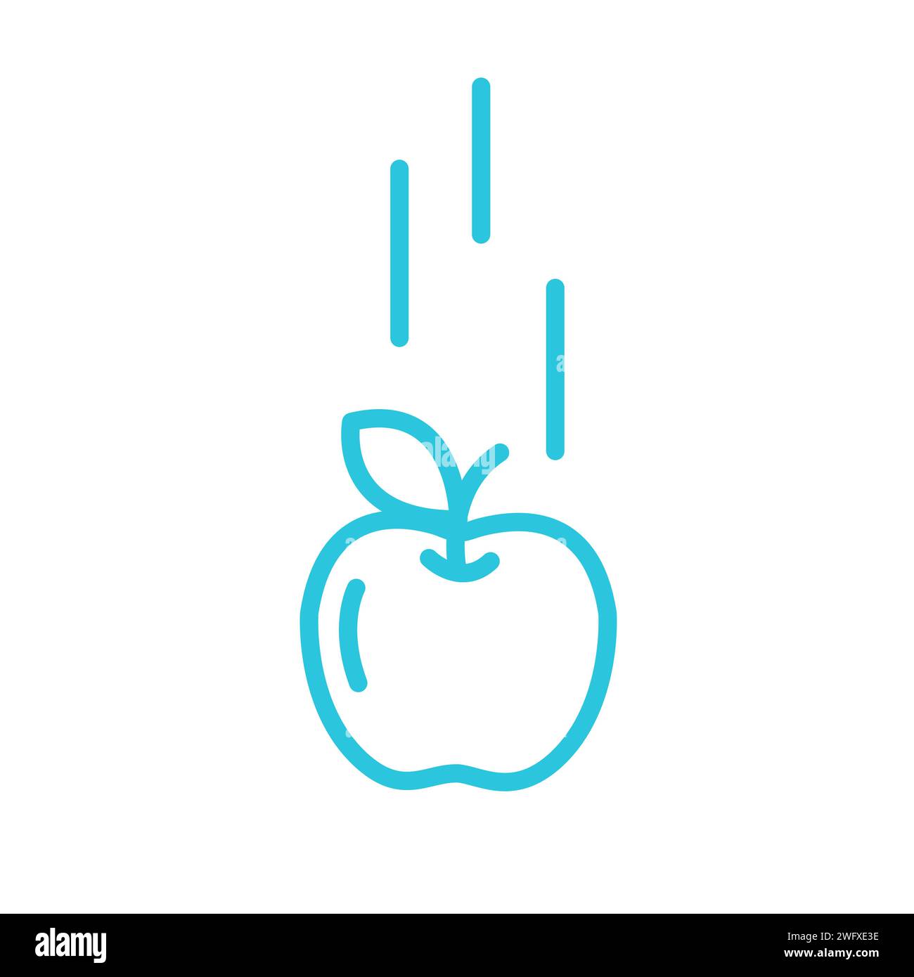 Apple fruit business icon Stock Vector Images - Alamy