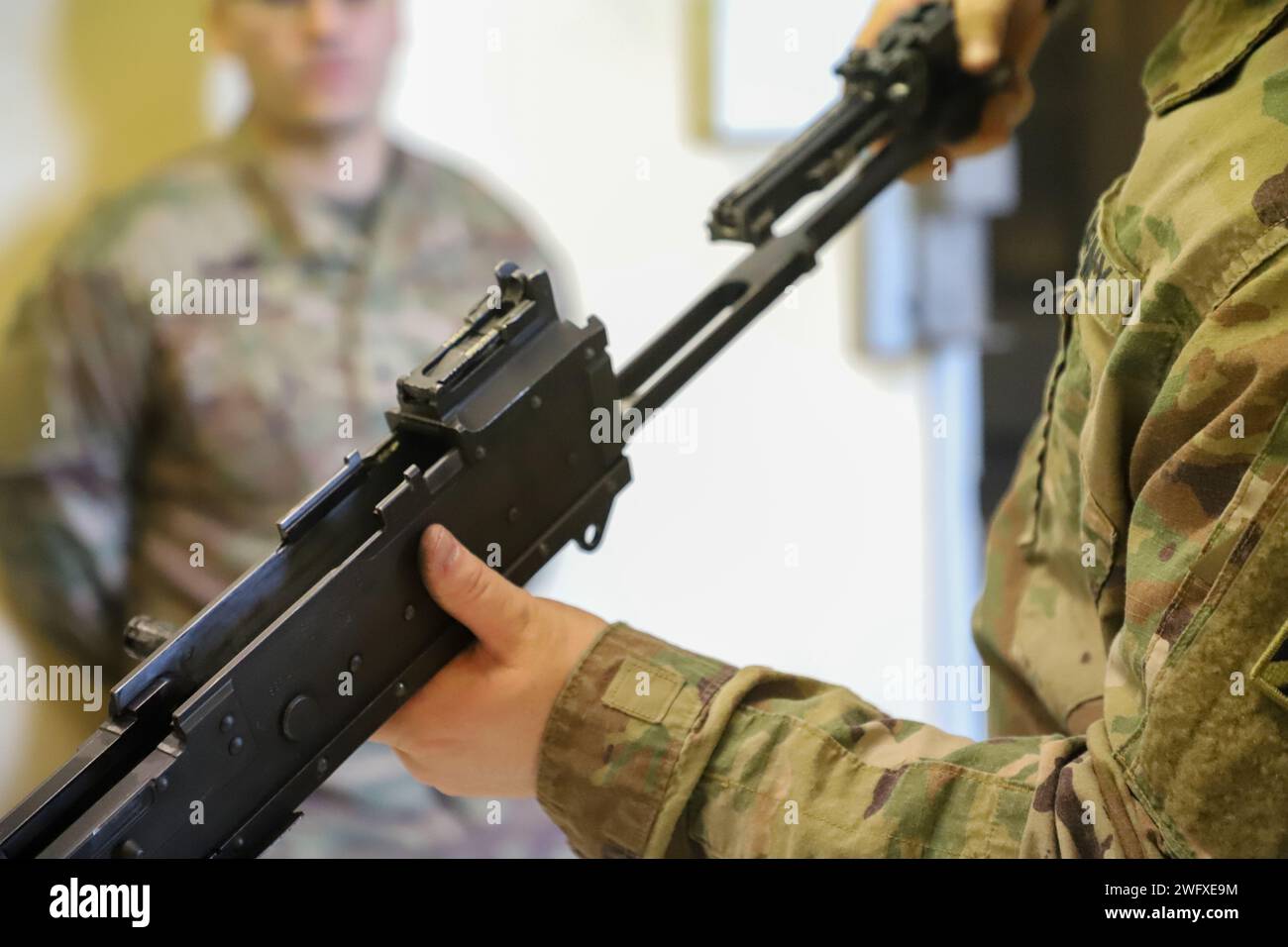 U.S. Army Soldiers assigned to the 3rd Division Sustainment Brigade ...