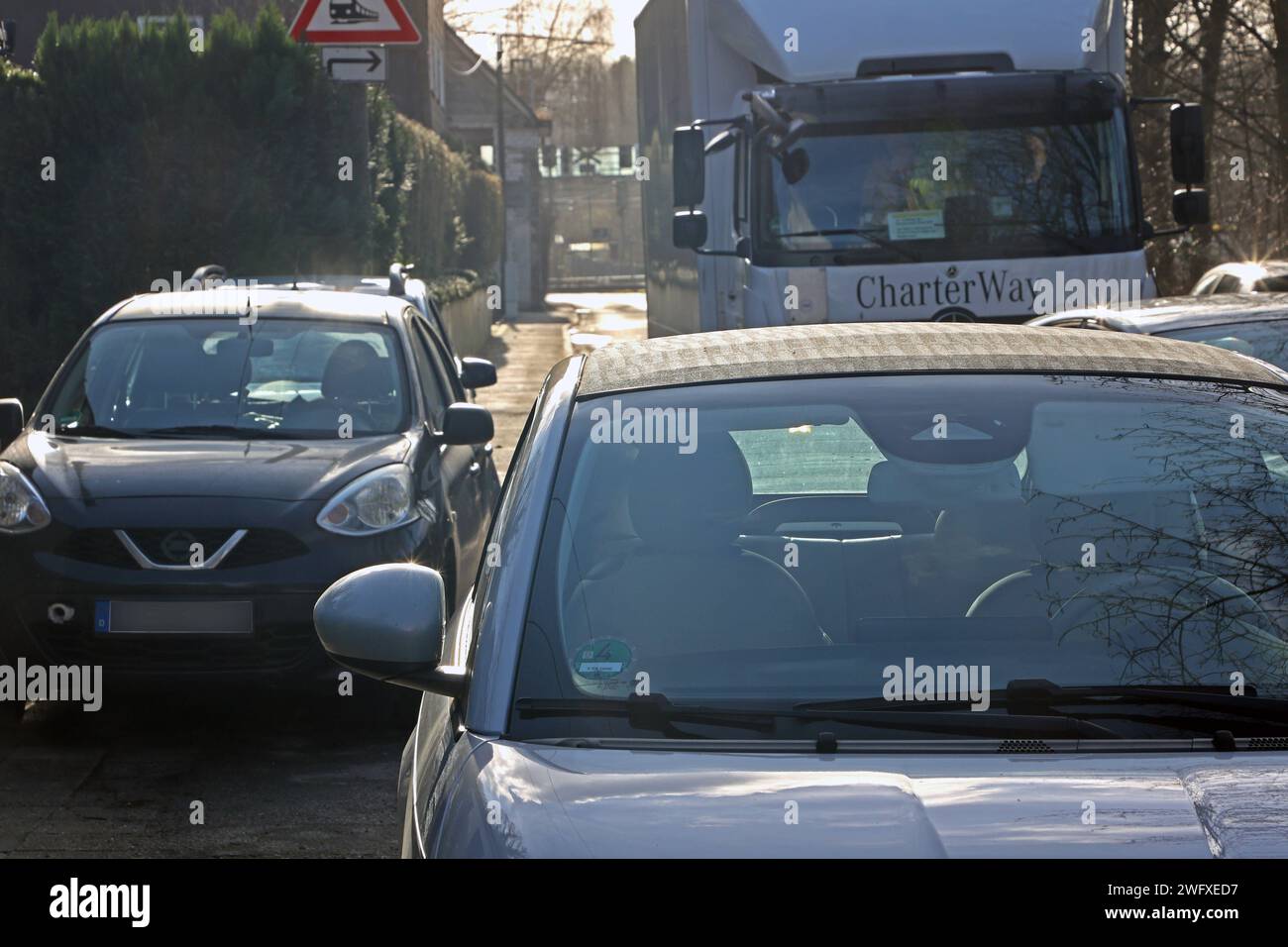 Obstruct pedestrians hi-res stock photography and images - Alamy