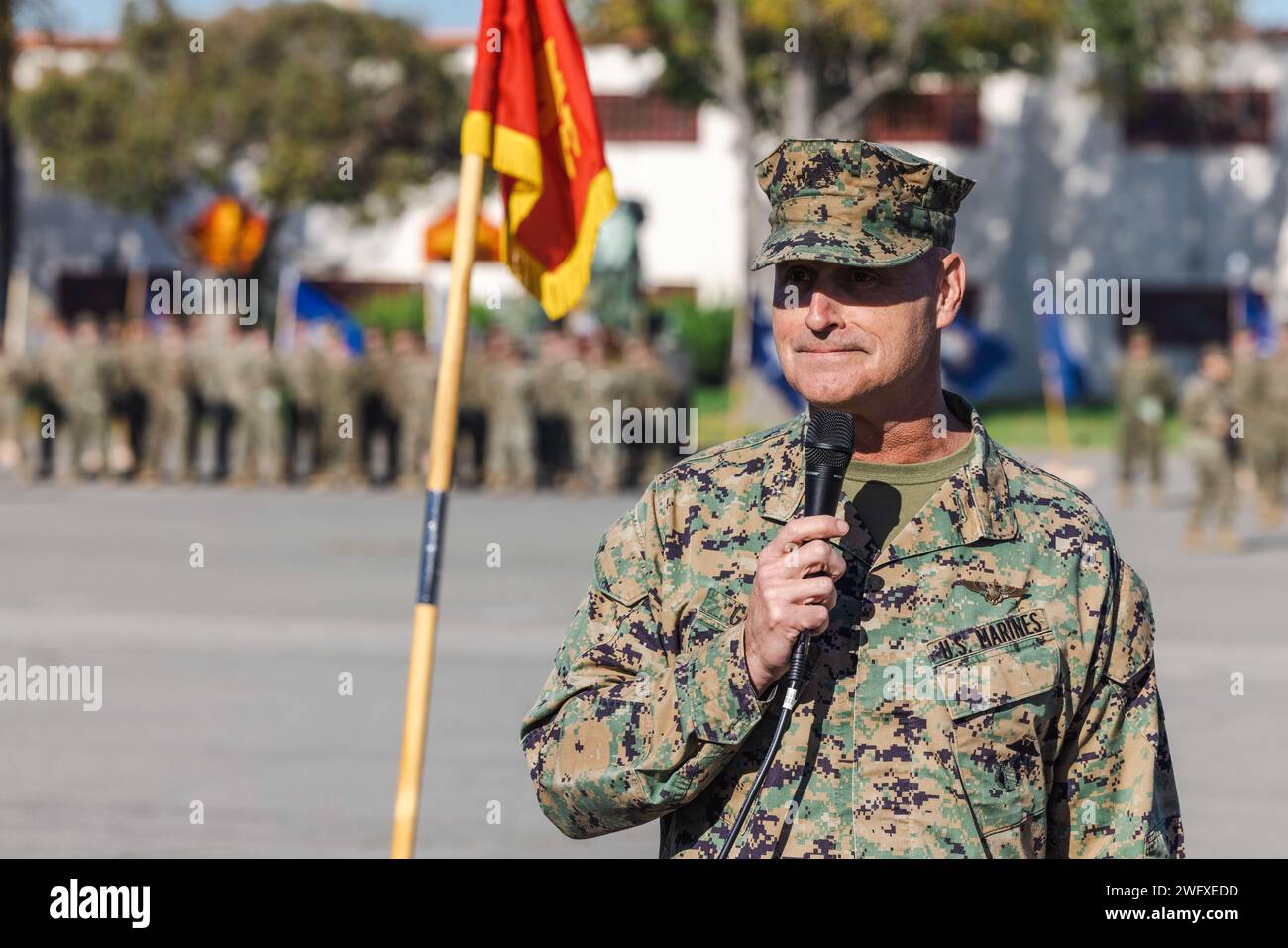 U.S. Marine Corps Maj. Gen. Bradford J. Gering, commanding general of I ...