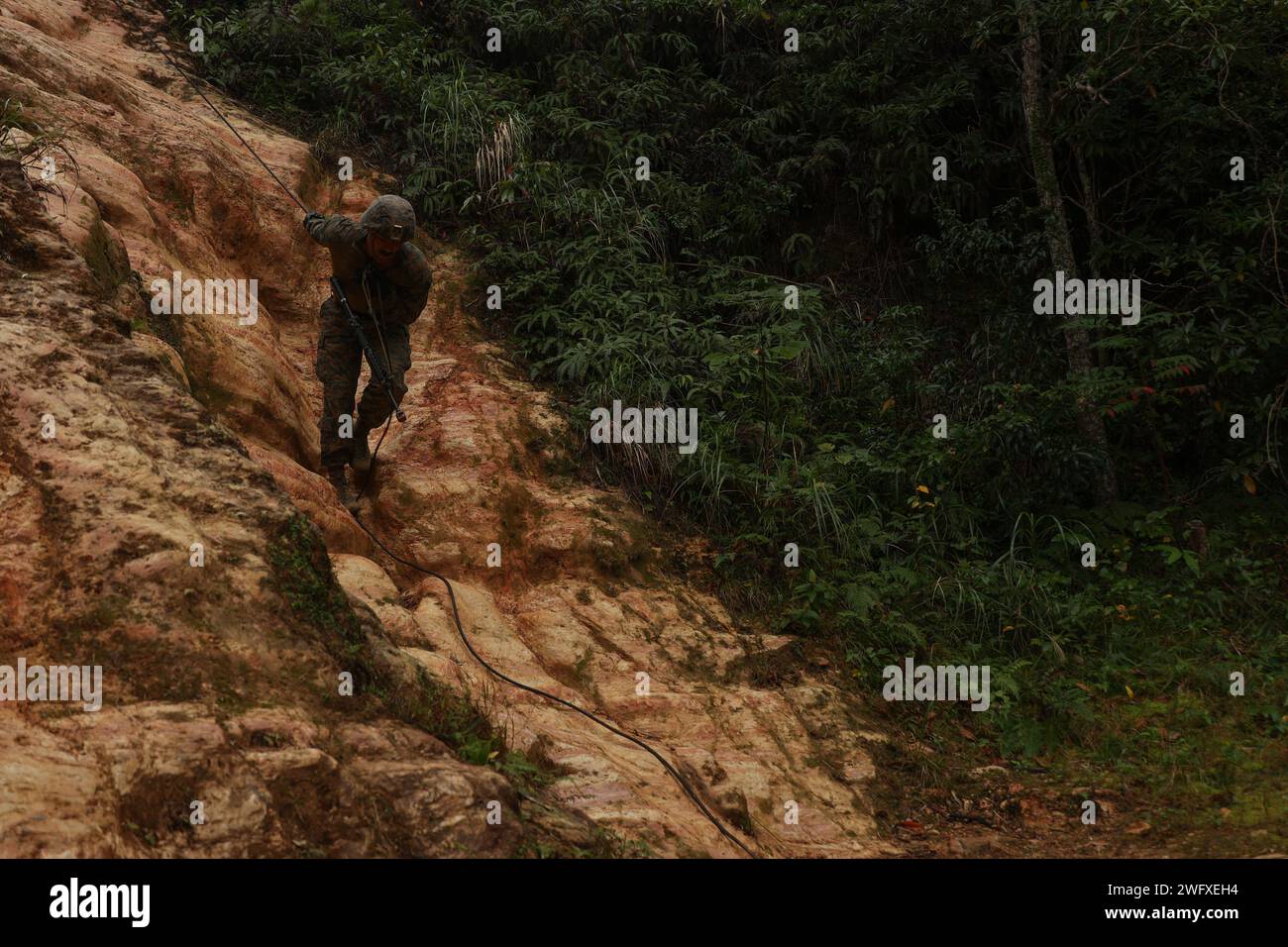 U.S. Marine Corps Cpl. Tai-Jordan Titialii, a transmission system ...