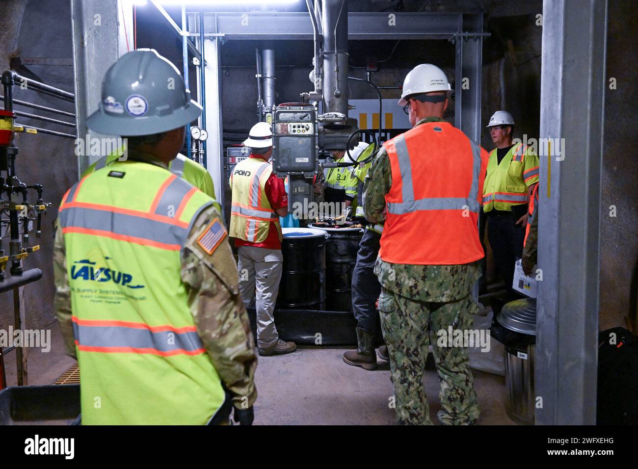 Personnel in support of Joint Task Force-Red Hill (JTF-RH) begin the ...