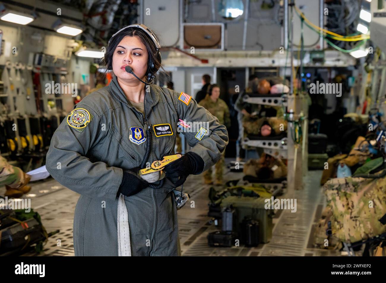 Tech. Sgt. Kiara Plish, NCO in-charge of the national registry ...