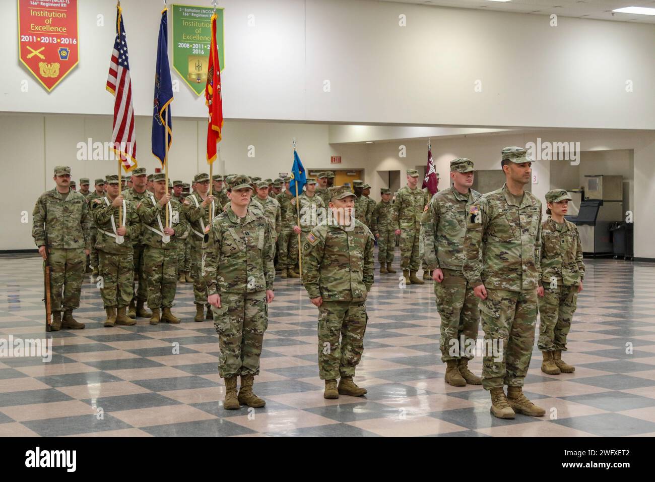 Pennsylvania Army National Guard Soldiers assigned to the 166th ...
