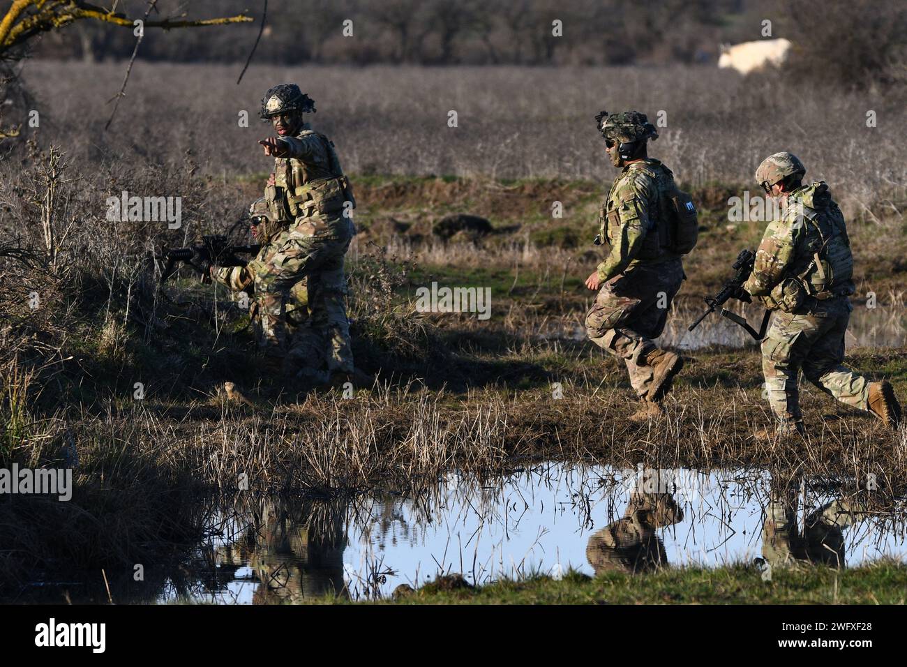 U.S. Army paratroopers assigned to the 173rd Brigade Support Battalion ...
