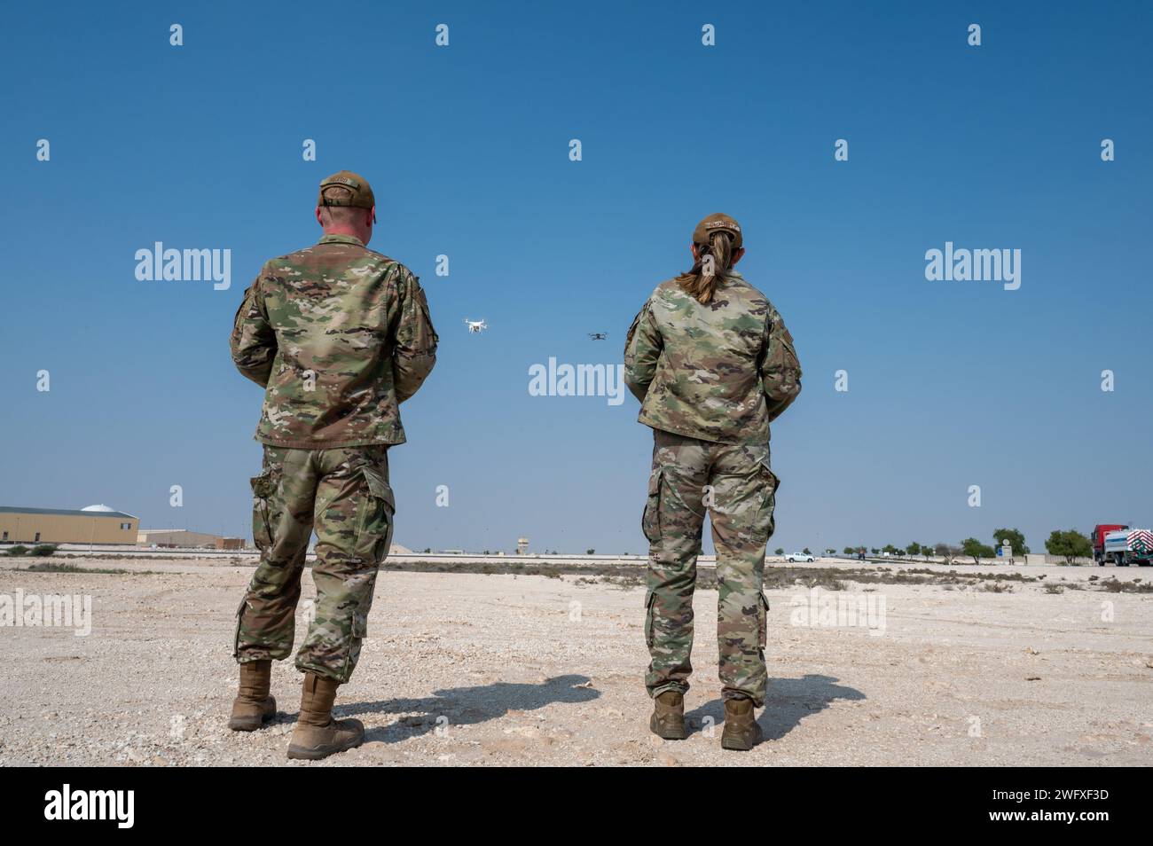 Us Air Force Senior Airman Kaleb Heard A Security Forces Counter Small Unmanned Aerial