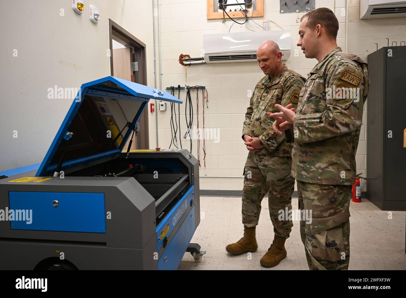 U.S. Air Force Col. Kevin Davidson (left), 47th Flying Training Wing ...